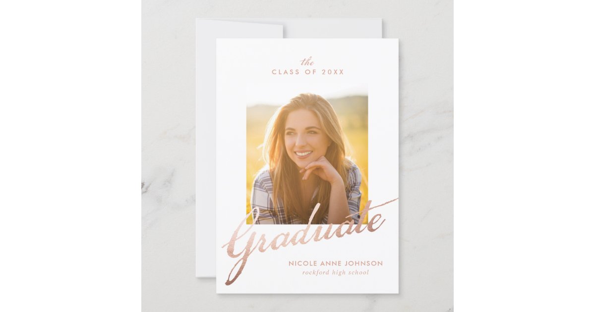 Photo Graduation Card | Zazzle