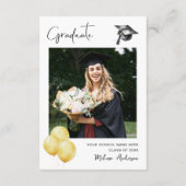 Photo Graduation college fund Enclosure Card | Zazzle