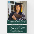 Photo Graduation Congrats Grad Green Class Of 2023 Banner | Zazzle
