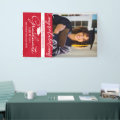 Photo Graduation Congrats Grad Red Class Of 2023 Banner | Zazzle