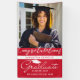 Photo Graduation Congrats Grad Red Class Of 2023 Banner | Zazzle
