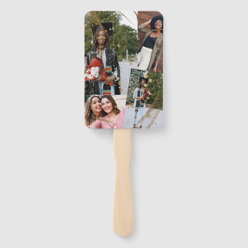 Photo graduation hand fan | Zazzle