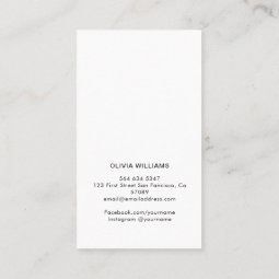 Photo Graduation Modern Simple Script Calling Card | Zazzle