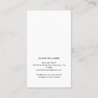 Photo Graduation Modern Simple Script Calling Card | Zazzle