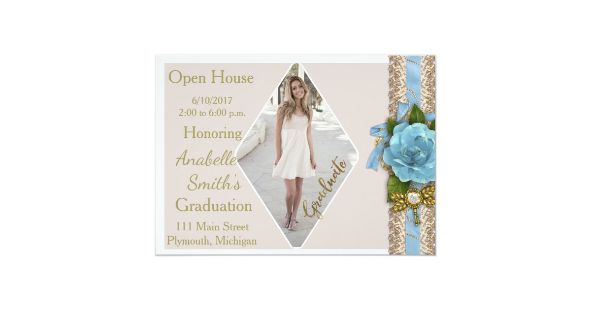 Photo Graduation Open House Invitation | Zazzle.com