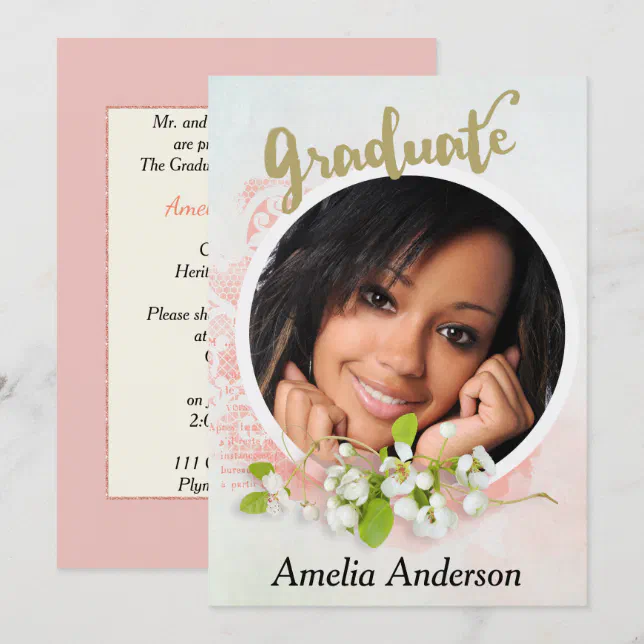 Photo Graduation Party Invitation | Zazzle