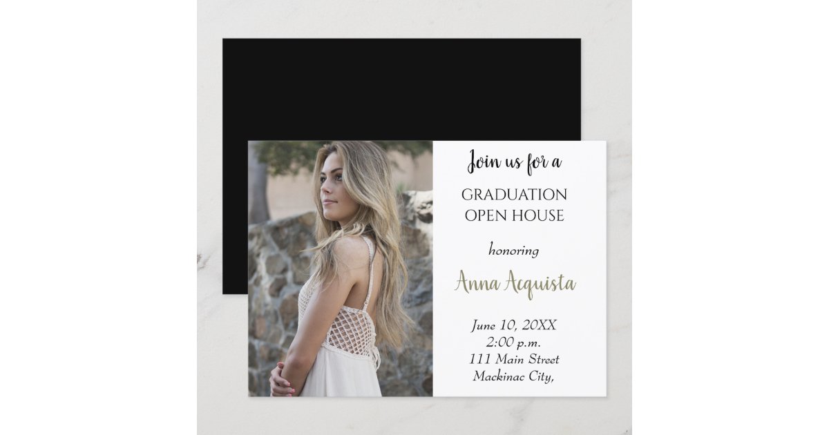 Photo Graduation Party Invitation | Zazzle