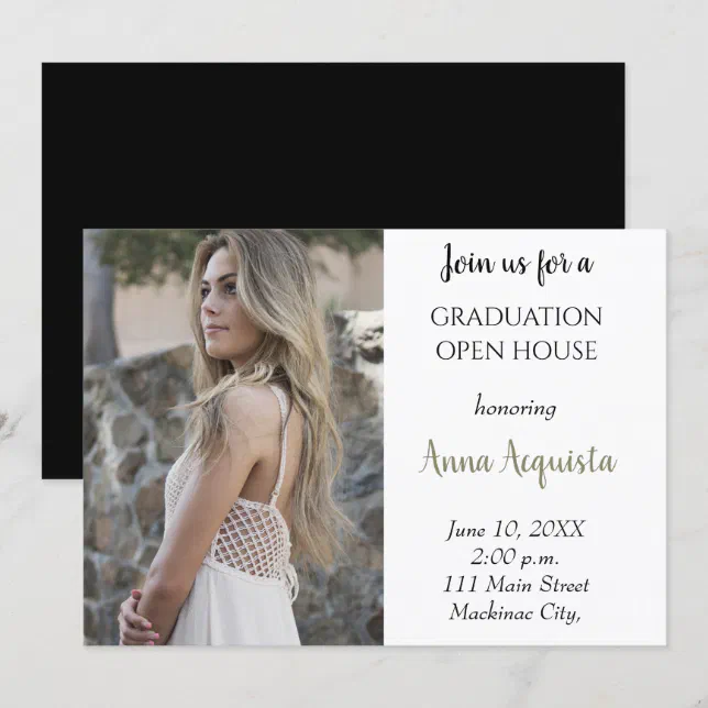 Photo Graduation Party Invitation | Zazzle