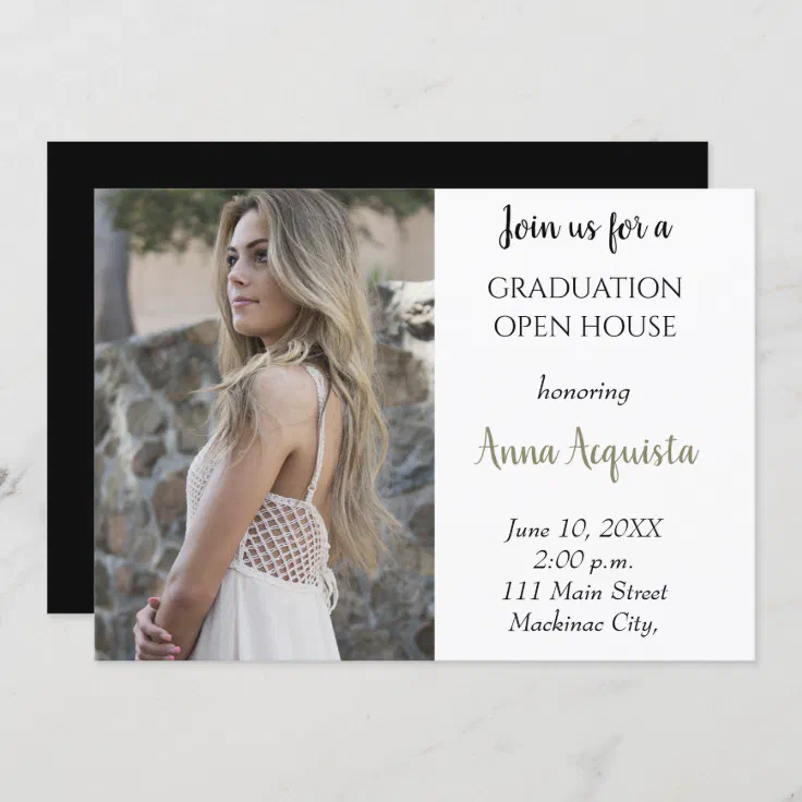 Photo Graduation Party Invitation | Zazzle