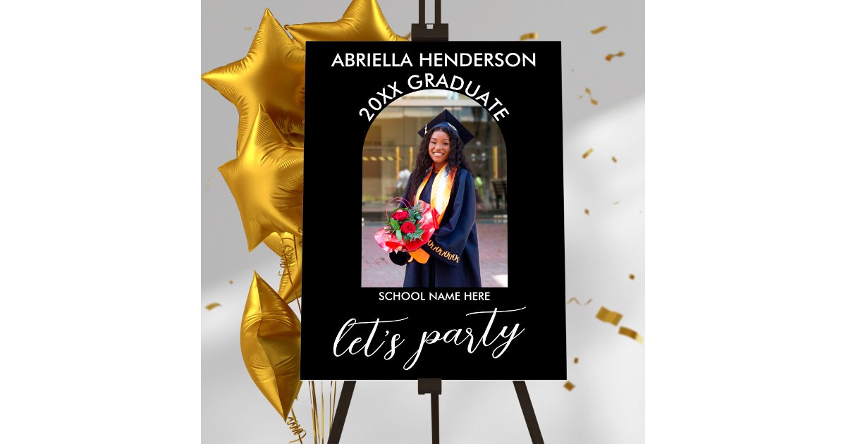 Photo Graduation Party Welcome Sign | Zazzle