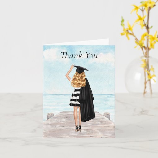 Photo Graduation Thank You Card | Zazzle