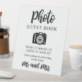 Photo Guest Book Camera Sign | Zazzle
