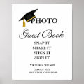 Photo Guest Book Sign, Graduation Photo Guestbook | Zazzle