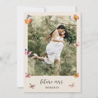 Photo He Gives Me Butterflies Bridal Shower Invitation | Zazzle