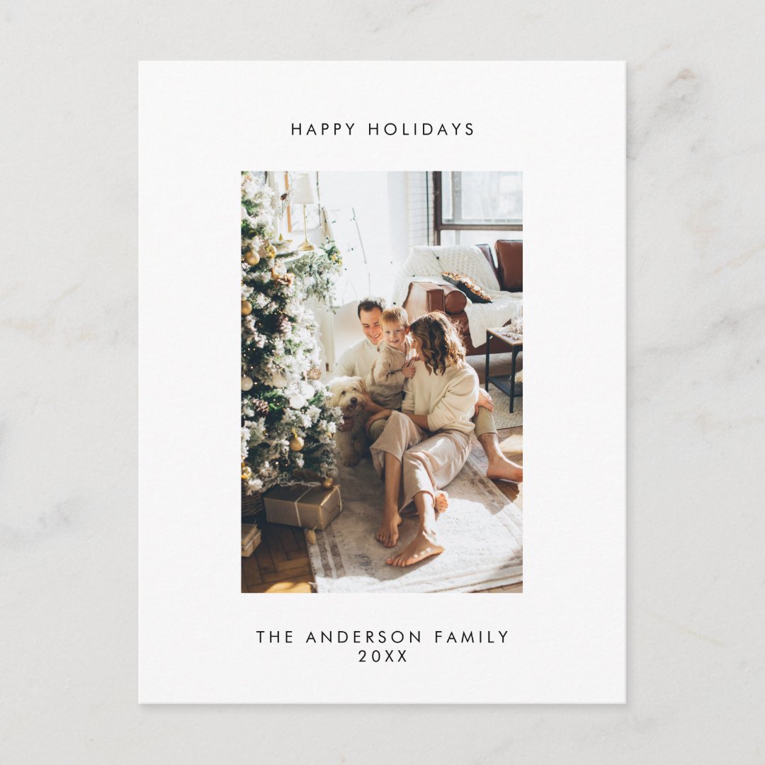 Photo Holiday Post Card | Zazzle