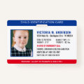 Photo Identification Emergency Safety Child ID Badge | Zazzle