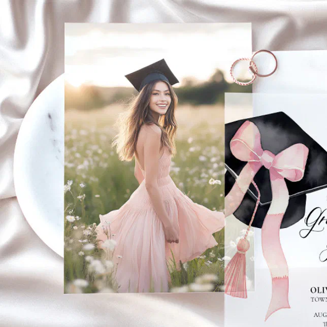 Photo Insert Card for Vellum Graduation Card | Zazzle