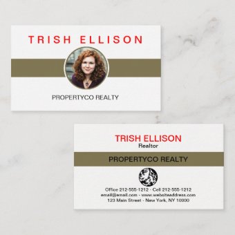 Photo Insert Minimalist Custom Template Card | Zazzle