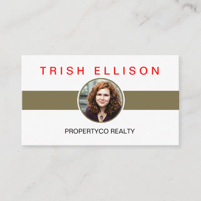 Photo Insert Minimalist Custom Template Card | Zazzle