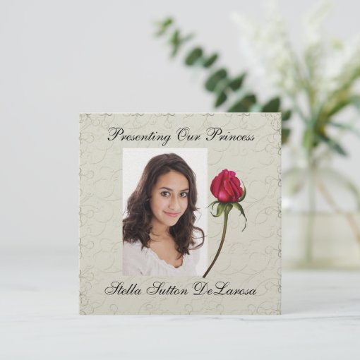 Photo Invitation - Princess, Wedding, Cotillion | Zazzle