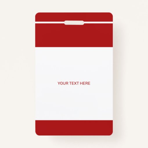 Photo logo QR CODE press pass ID Badge | Zazzle