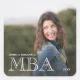 Photo MBA Degree Graduation Square Sticker | Zazzle