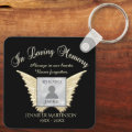 Photo Memorial in Loving Memory Keychain | Zazzle