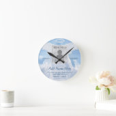 Photo Memorial in Loving Memory Round Clock | Zazzle