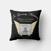 Photo Memorial in Loving Memory Throw Pillow | Zazzle