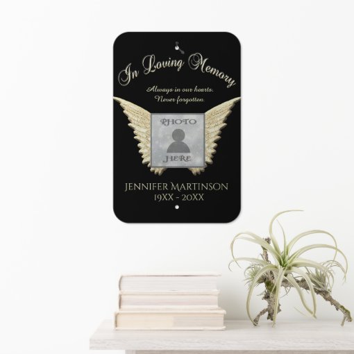 Photo Memorial Metal Sign | Zazzle