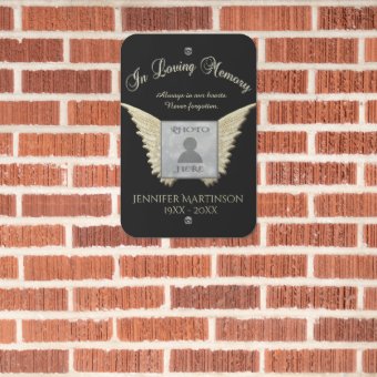 Photo Memorial Metal Sign | Zazzle