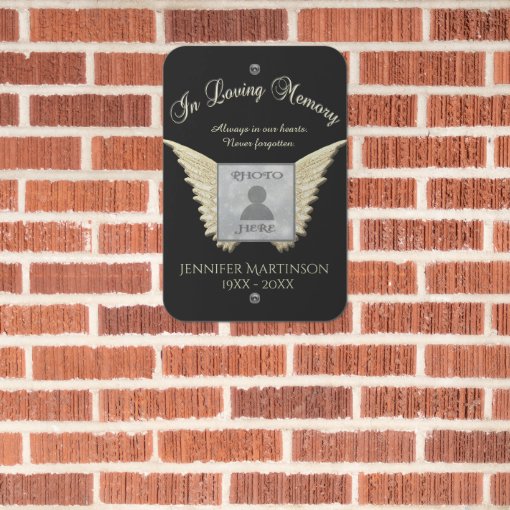 Photo Memorial Metal Sign | Zazzle