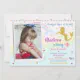 Photo mermicorn birthday invitation Magical party | Zazzle