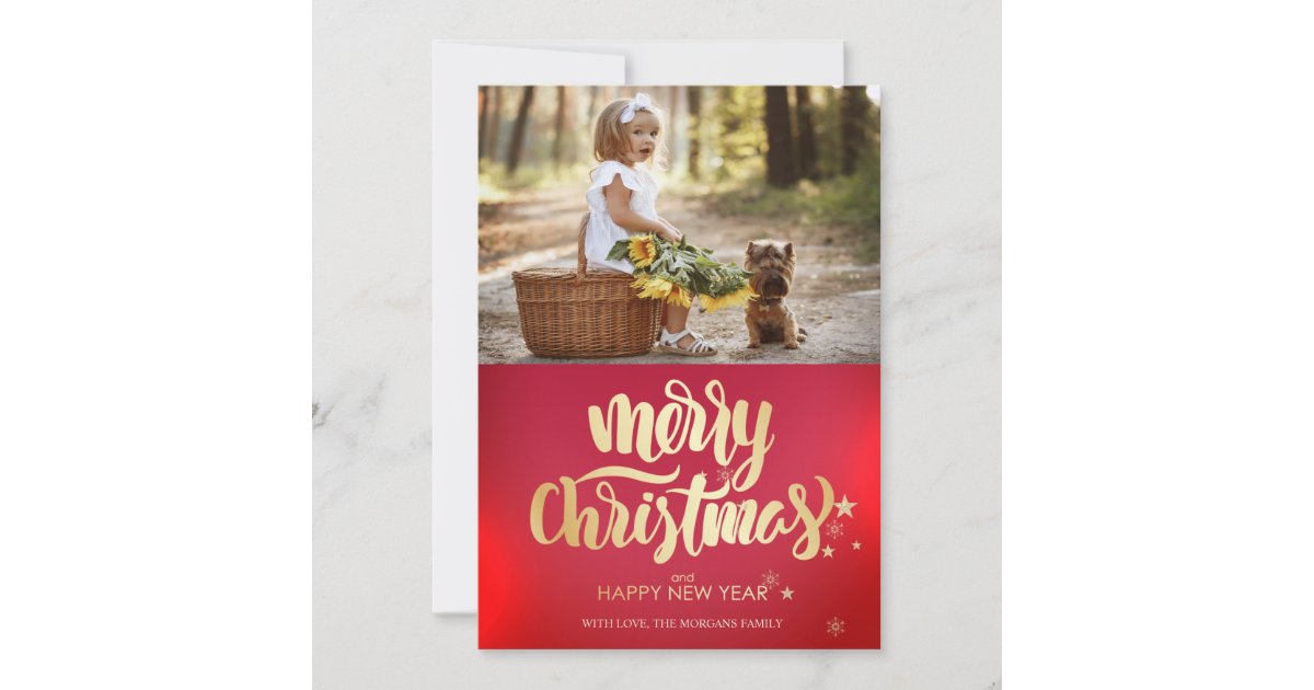 Photo Merry Christmas Stars | Zazzle