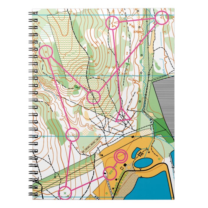 Photo notebook - Orienteering map | Zazzle.com