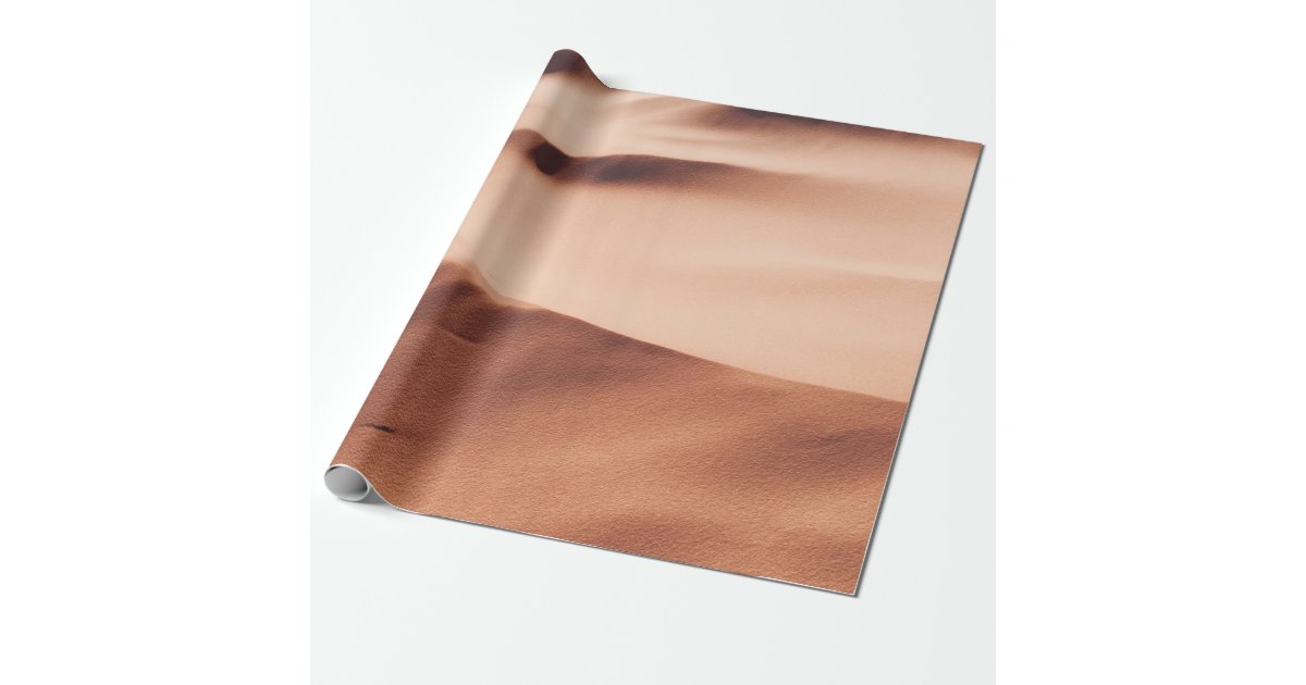 Photo of desert sand wrapping paper | Zazzle