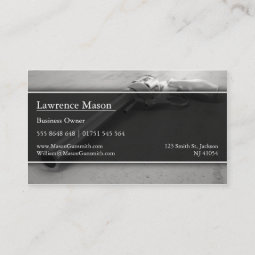Photo of Pistol - Gunsmith - Business Card | Zazzle