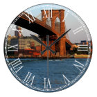 Photo of the New York City Skyline Landscape Large Clock | Zazzle.com