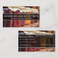 Photo of Traditional Jam in Jars - Business Card | Zazzle
