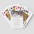 Photo Overlay Playing Card Wedding Invite | Zazzle