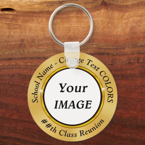Photo Personalized Class Reunion Gift Ideas Keychain | Zazzle