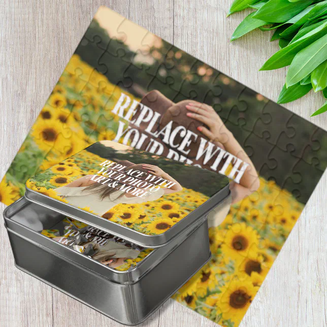Photo personalized Create your own custom made Jigsaw Puzzle | Zazzle