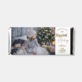 Photo Personalized, Happiest Holidays Chocolate Hershey Bar Favors | Zazzle