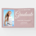 Photo Pink Graduation Banner | Zazzle