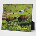 Photo Plaque-Yellowstone Buffalo Plaque | Zazzle