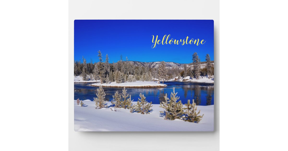 Photo Plaque-Yellowstone Plaque | Zazzle