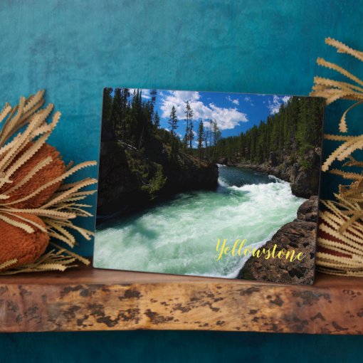 Photo Plaque-Yellowstone River Plaque | Zazzle