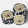 Photo Pocket Memorial in Loving Memory Poker Chips | Zazzle