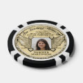 Photo Pocket Memorial in Loving Memory Poker Chips | Zazzle