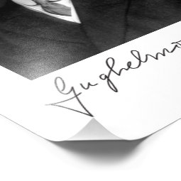 Photo Portrait and Signature of Guglielmo Marconi | Zazzle